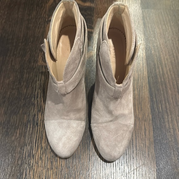 rag & bone | Shoes | Rag Bone Tan Suede Harlow Booties Size 395 | Poshmark